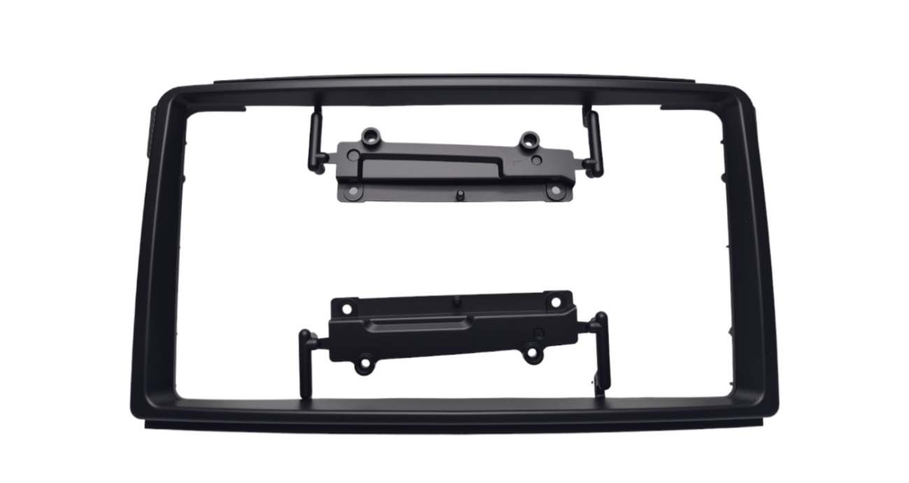 Mercedes Benz Smart 9" Trimplate 2005+ with SWC Harness • BlackSpider