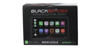 BlackSpider BSDD1470LB 2Din Wireless Apple CarPlay Android Auto Radio ...